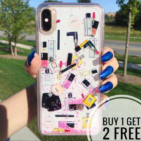 Accessories | Glitter Quicksand Cosmetics Make Up Phone Case | Poshmark